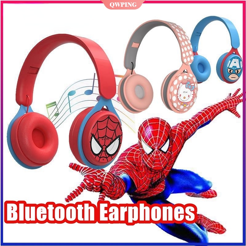 Marvel Captain America SpiderMan Wireless Bluetooth Headsets Headphones ...