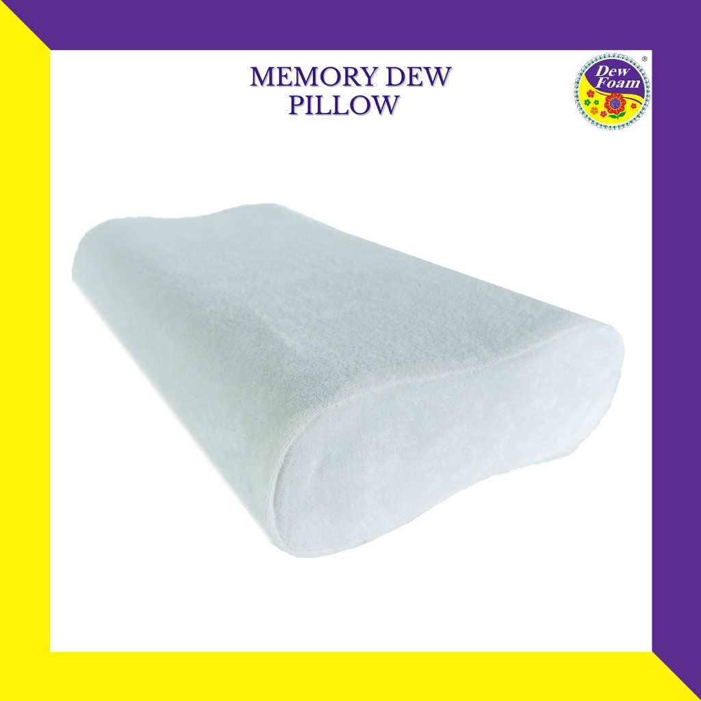 Dewfoam Memory Dew - Memory Foam Pillow | Shopee Philippines