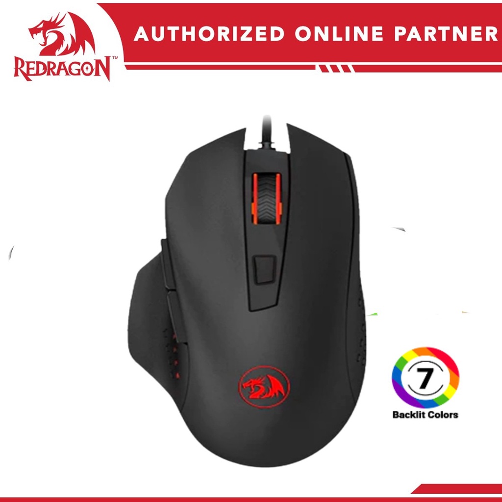 Redragon Gainer M610 Gaming Mouse Black | Shopee Philippines