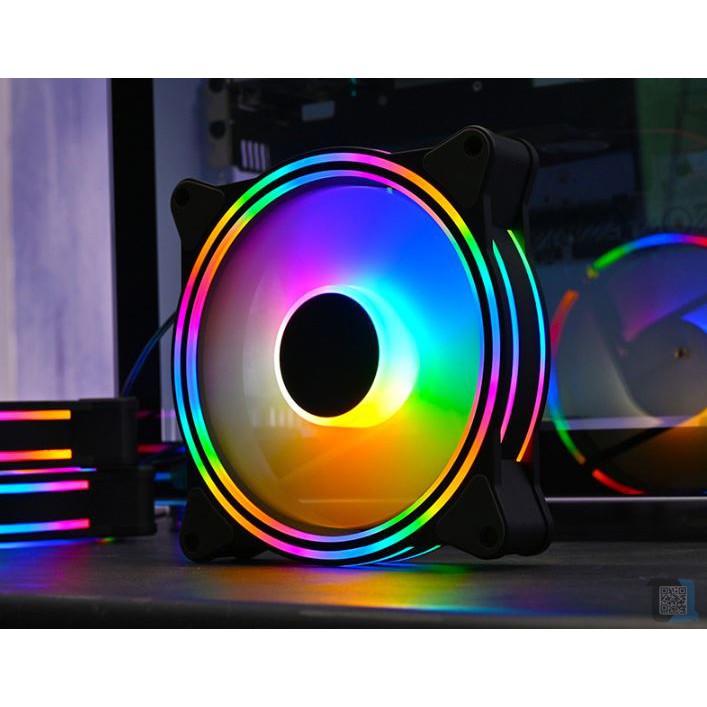 Fan Case Coolmoon M1 - RGB Led (center Led + border Led) - Synchronous ...