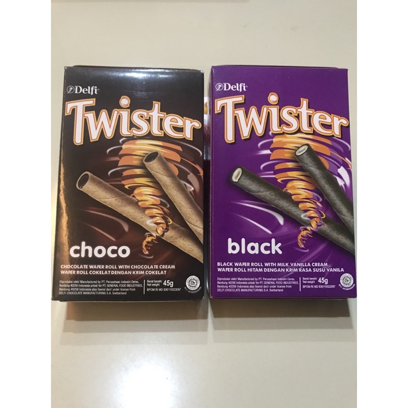 Delfi Twister Wafer Roll - MINI BOX 45 gr | Shopee Philippines