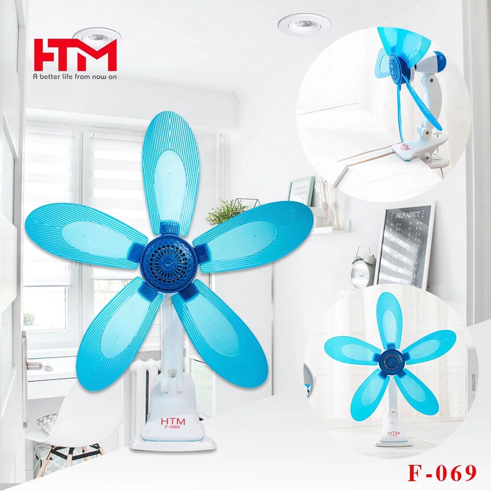 KUKU 5 Blades Portable Clip Fan Quality Portable Clip fan Five Wings ...