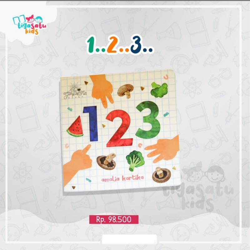 Learn Numbers: 123 Board Book | Shopee Philippines