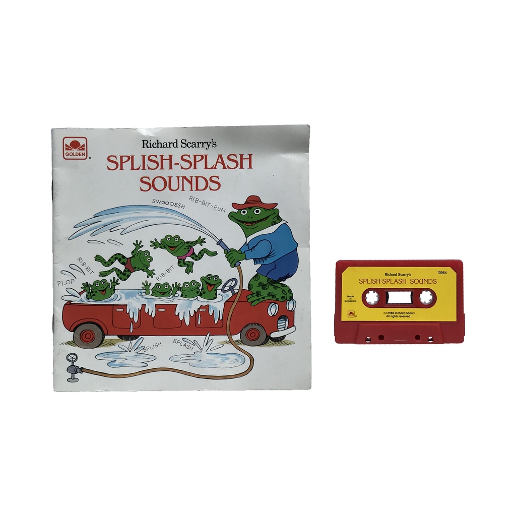 Splish-Splash Sounds (Storybook and Audio Cassette Tape) | Shopee ...