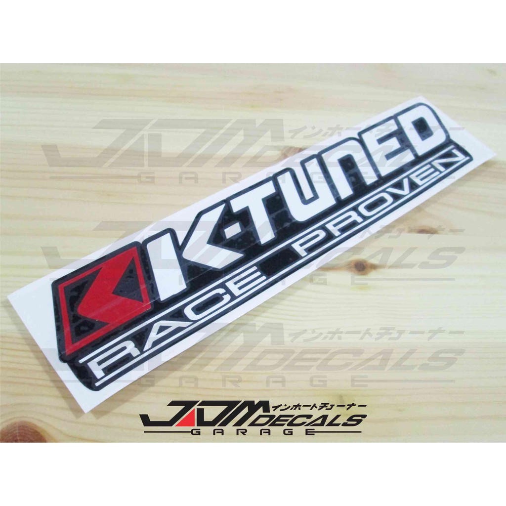 K-Tuned Vinyl Sticker | Shopee Philippines