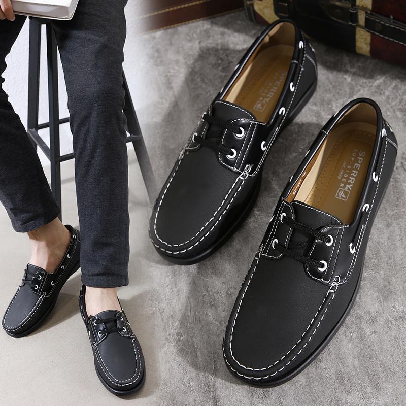 New Top Sider Low cut Leather Boat Casual shoes For Men | Shopee ...