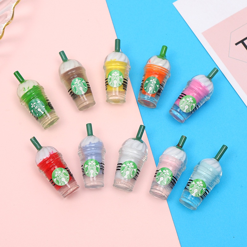 Mini Simulation Starbucks Coffee Cup Milk Tea Cup Drink Cup Ice Cream ...