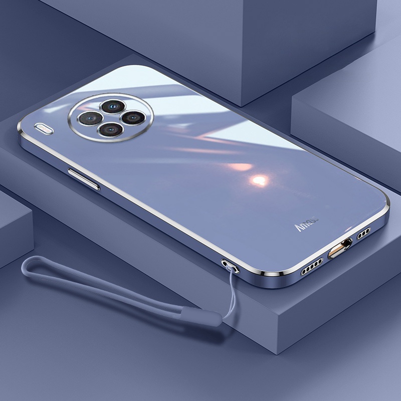 HUAWEI Nova 8i Phone Protection Case 6DStraight Edge Plating+Silicone ...