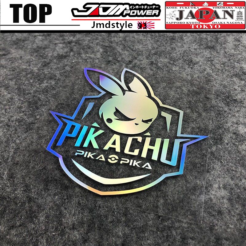 Pikachu Car Stickers Block Small Scratches Stickers Body Cartoon Car ...