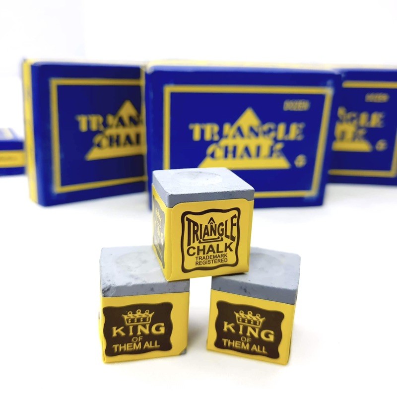 5PCS. TRIANGLE CHALK [LIGHT GRAY] / TISA NG TAKO / BILLIARD CUE CHALK ...