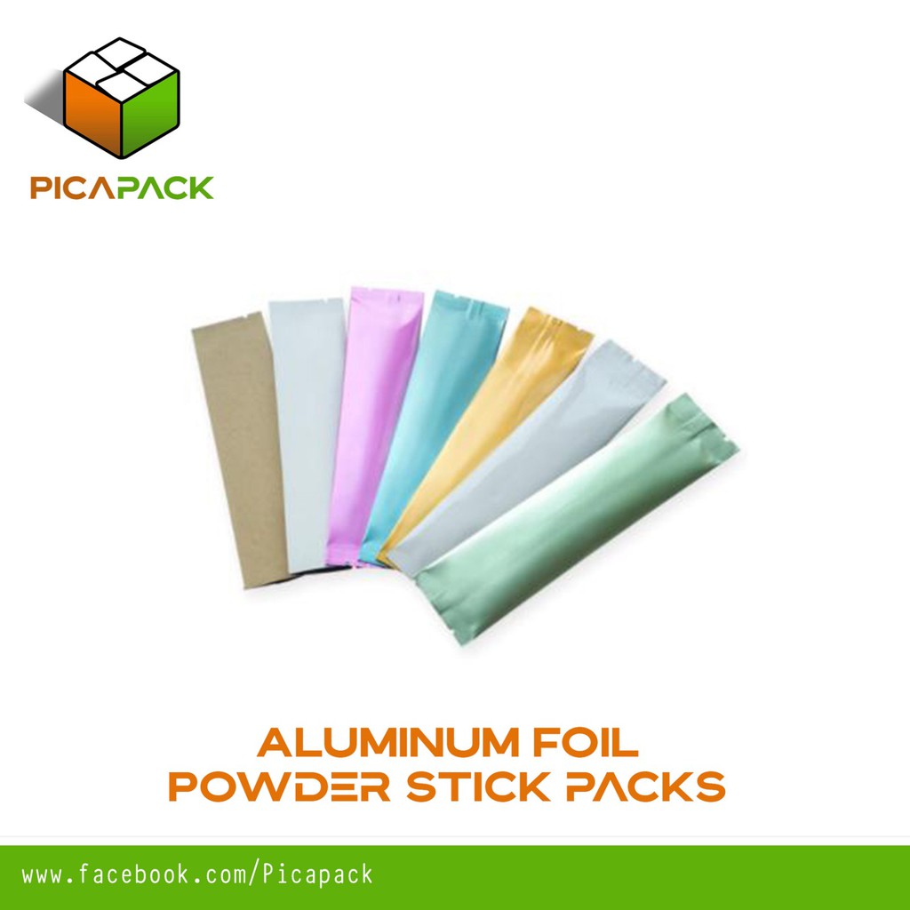 50 pcs Food Coffee Powder Stick Sachet Packaging Bags Aluminum Foil ...