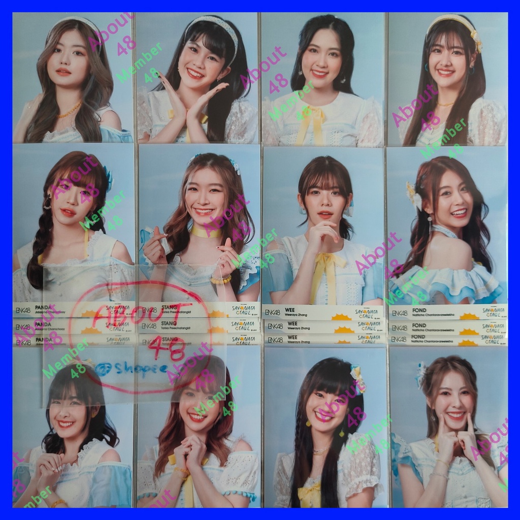 Photoset Sayonara Crawl Version 2 BNK48 Font V Gigi Minyak Bitter New ...