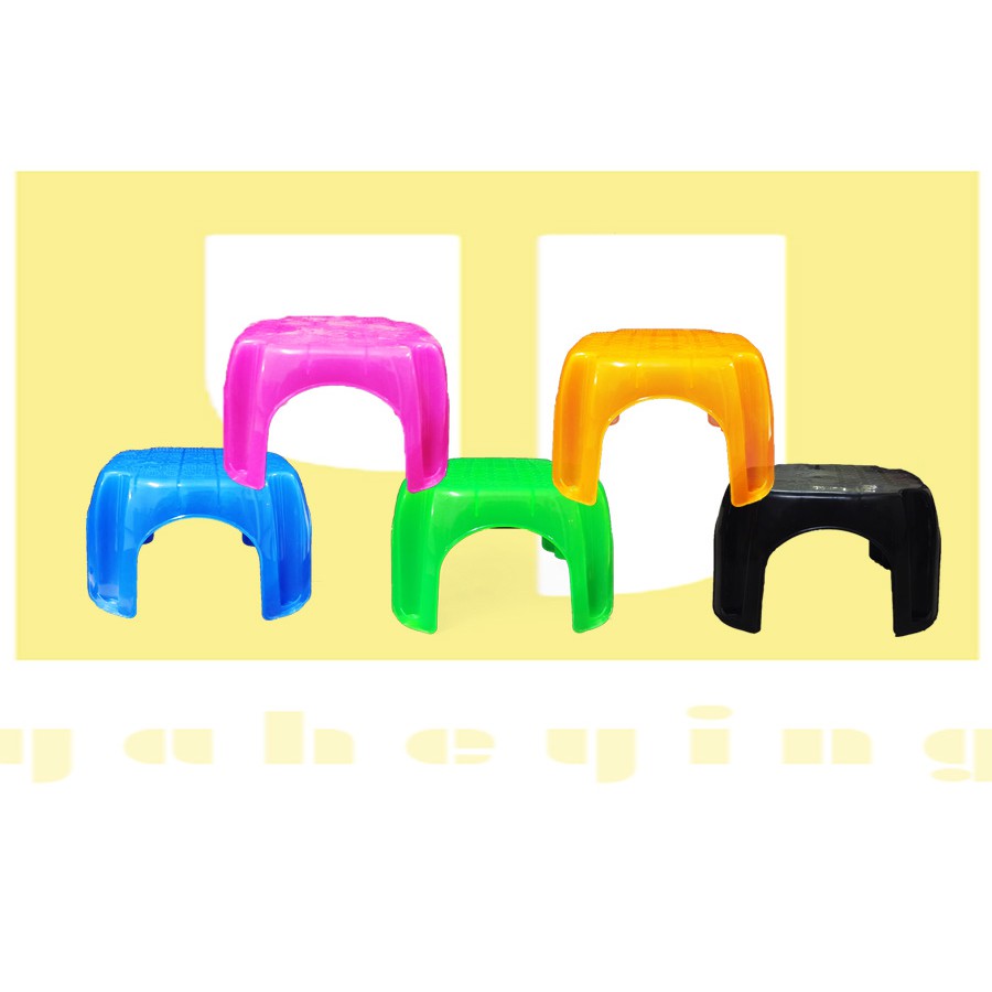 2pcs Transparent Color Laundry Stools | Shopee Philippines