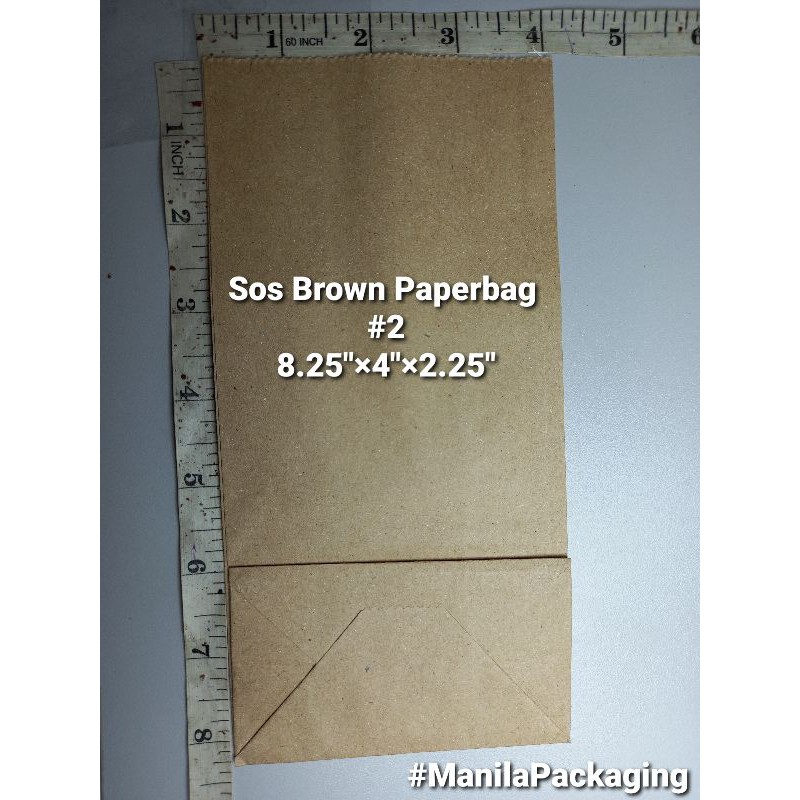 (100 pcs) Supot Brown paperbag , take out bag , grocery bag | Shopee ...