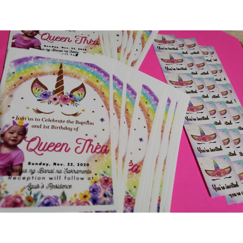 3r size Invitation card with white envelope | Shopee Philippines