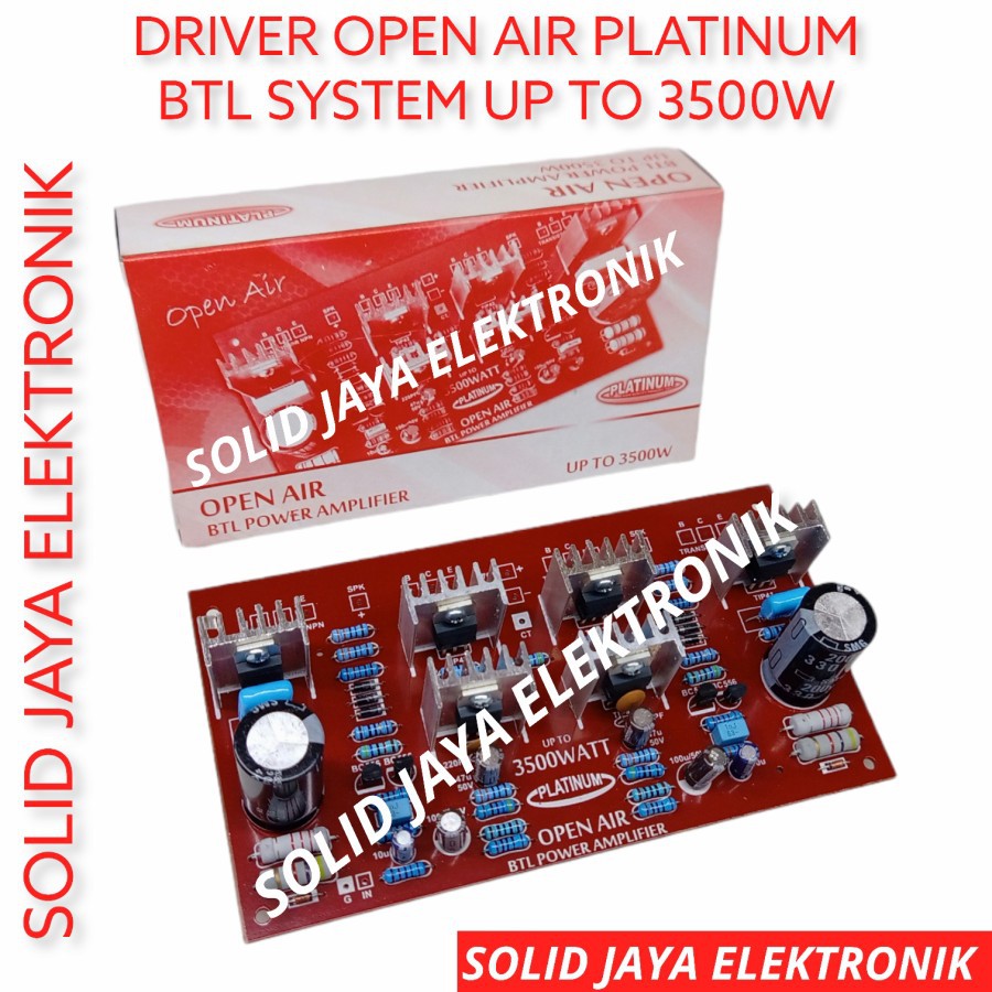 DRIVER KIT OPEN AIR BTL AMPLIFIER SYSTEM UP TO 3500W - ORIGINAL ...