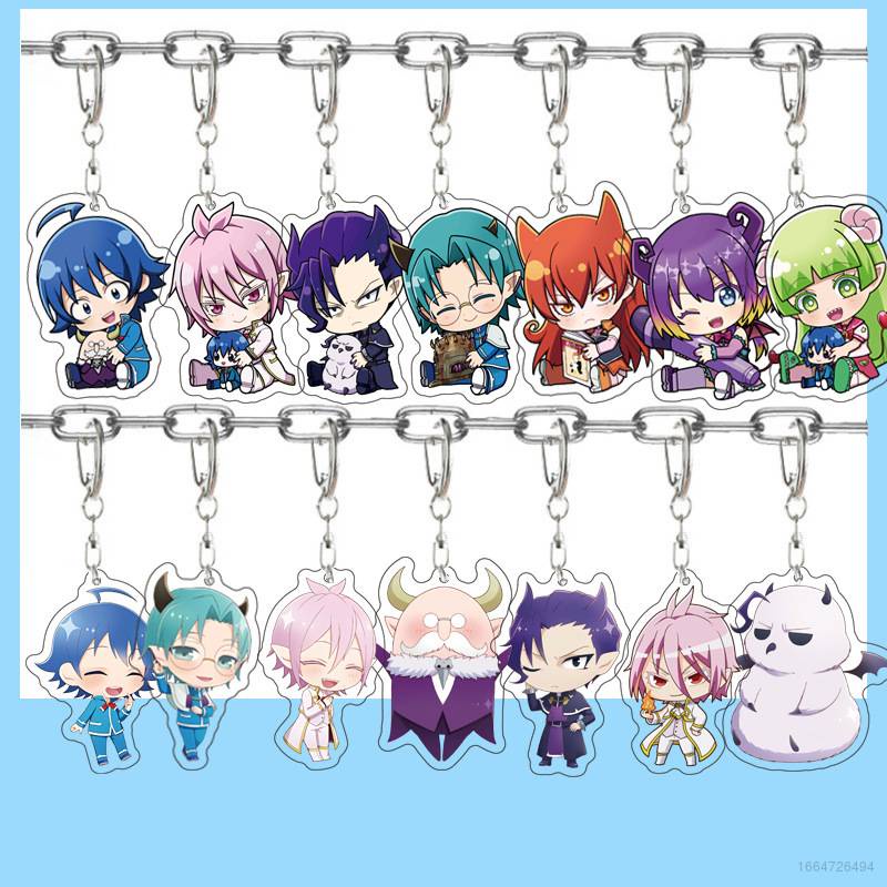 Best Mairimashita Iruma Kun Keychain Anime Keyring Acrylic Cute Bag ...