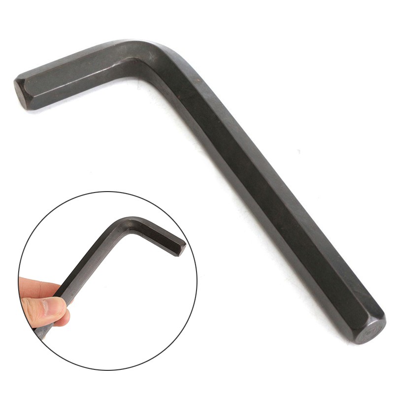 12mm Black L Shaped Metric Hexagon Allen Key Hex Wrench Spanner Stick ...