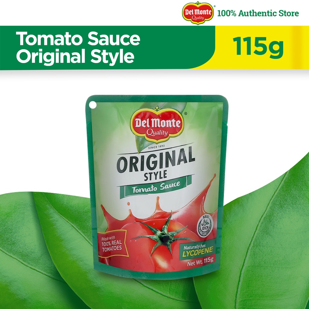 DEL MONTE Original Style Tomato Sauce with 100% Real Tomatoes - 115g x ...