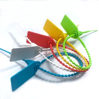 100PCS Security Seal Tag Disposable Self-Locking Security Seal Cable ...