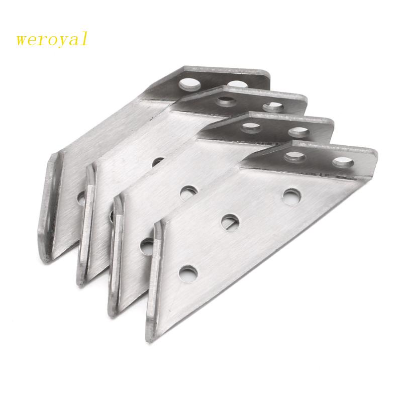 weroyal 4 Pieces Multifunctional Right Angle Fixed Bracket Stainless ...