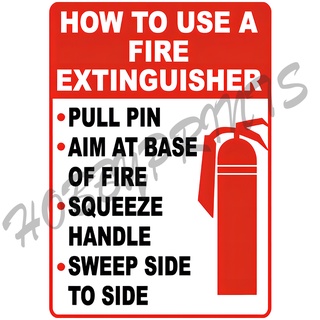 Laminated Signages Fire Extinguisher Sign | Shopee Philippines