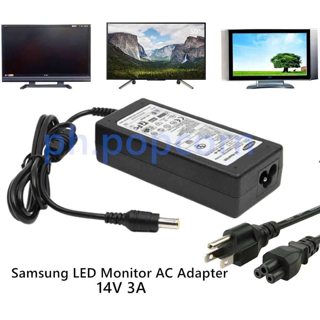 Samsung 14v 3a Led Lcd Monitor Tv Charger Adapter | Shopee Philippines