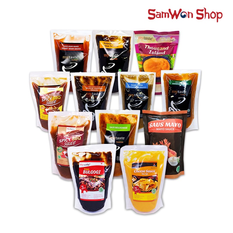 Mytaste SAUCE 500 GRAM - MY TASTE SAUCE FOR DRESSING & MARINES | Shopee ...