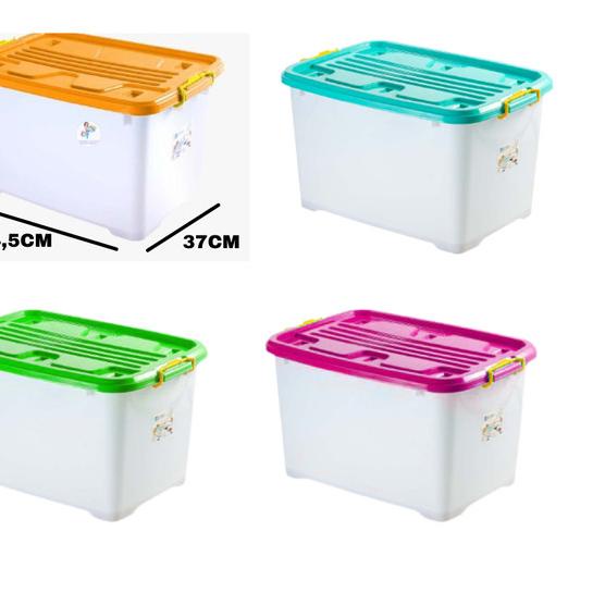 Ezy Container Box 45 Liter SW-BX22 - Orange | Shopee Philippines