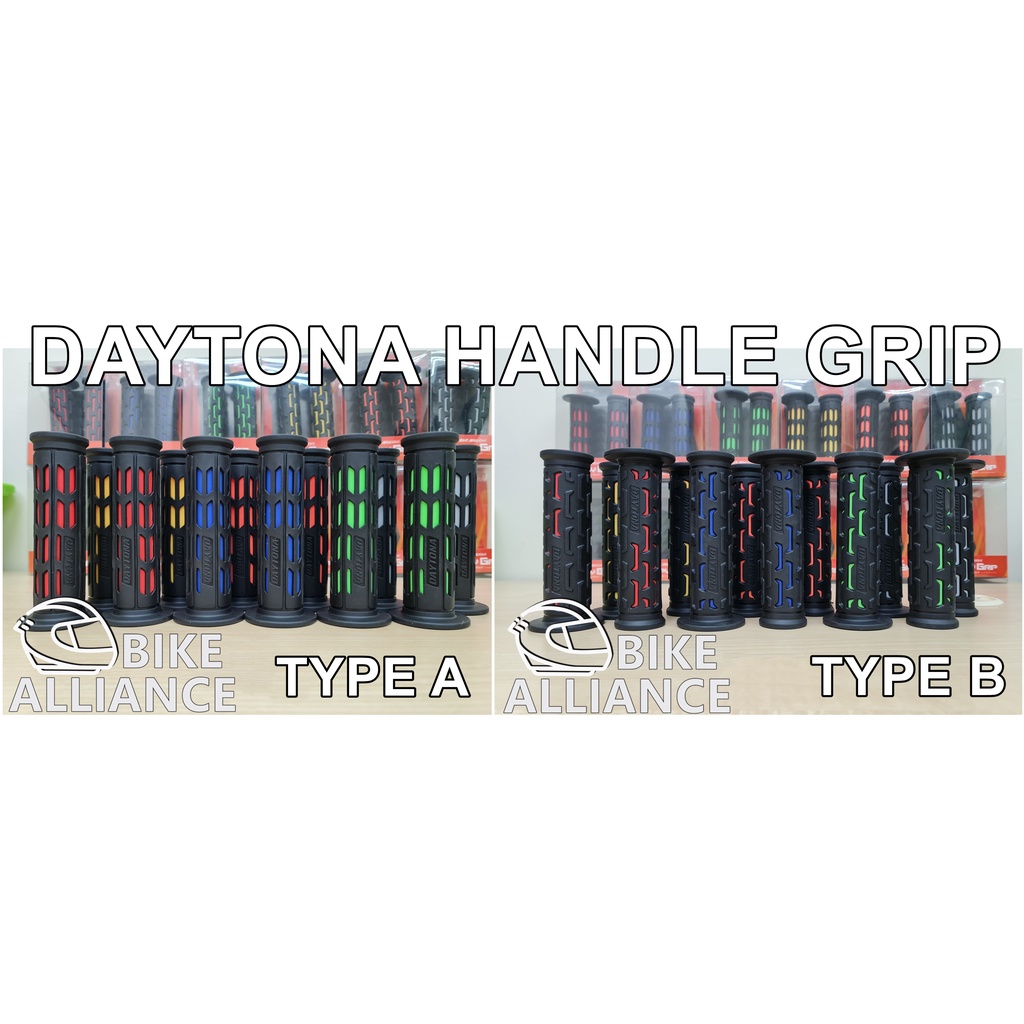 DAYTONA GRIPPY GRIP HANDLE GRIP 24mm/22mm UNIVERSAL TYPE RACING ROAD ...
