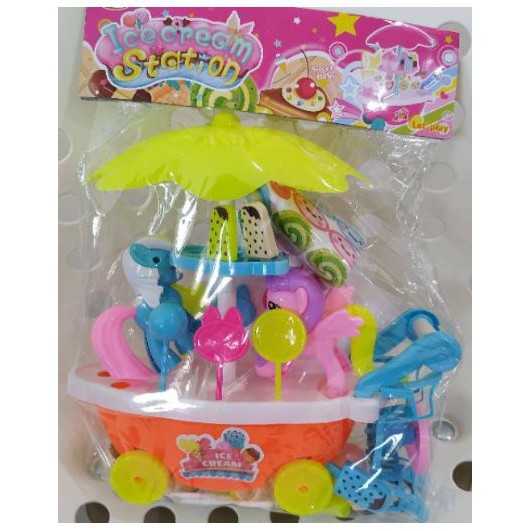 Kids Toys ice cream Cart ice cream stroller Medium Little PONY ...