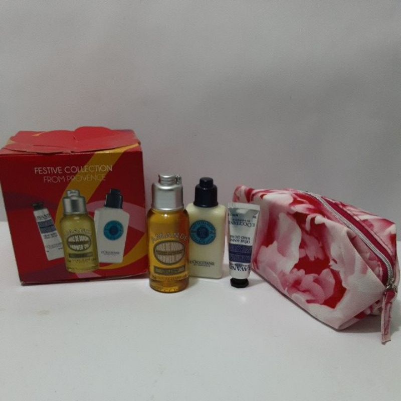 L'occitane Travel Bath Set Festive Collection ( 4 - piece) | Shopee ...