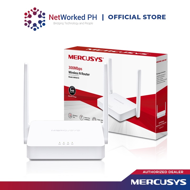 Mercusys MW301R 300Mbps Wireless N Router | Shopee Philippines
