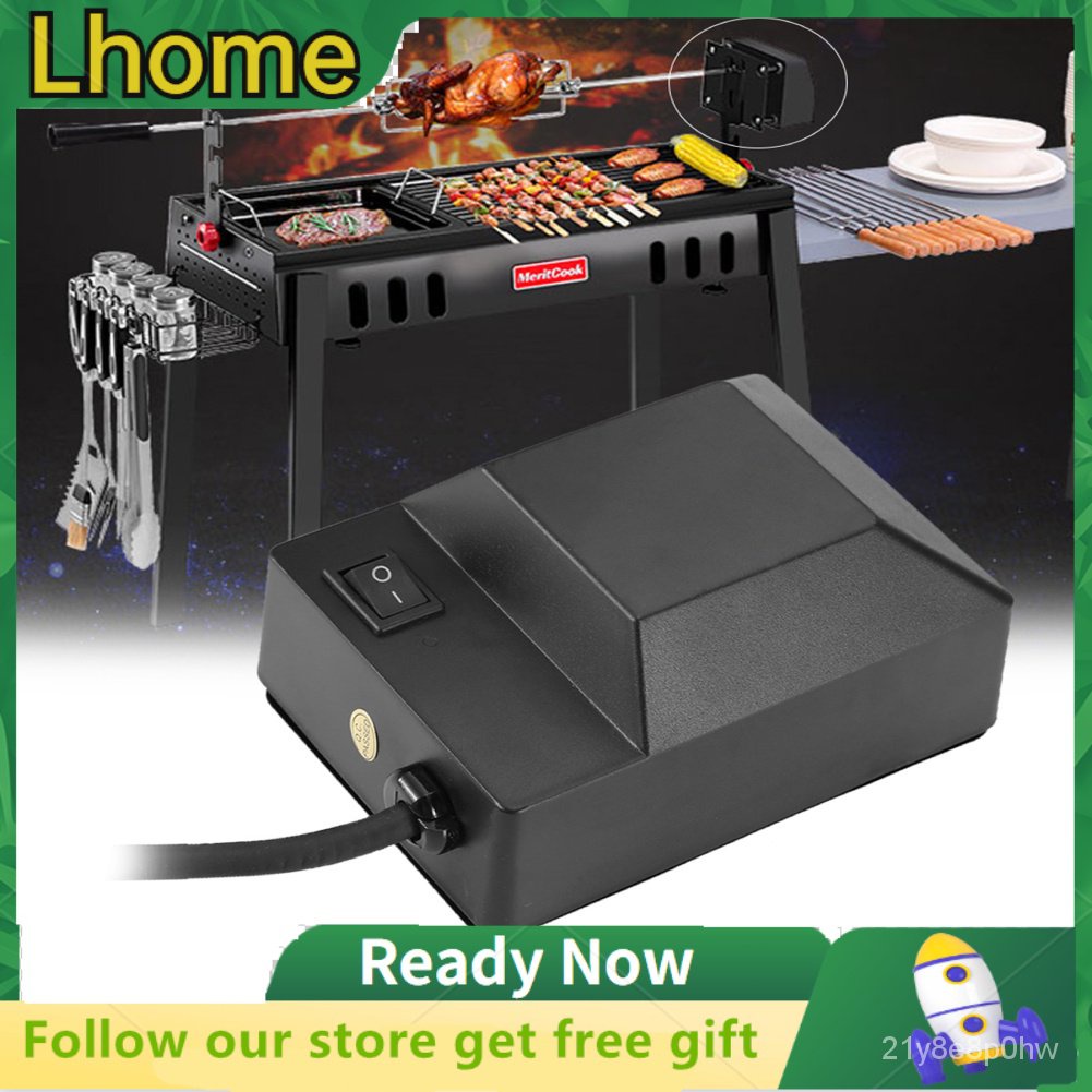 READY STOCKElectric BBQ Roast Rotisserie Grill Motor Rotator Barbecue ...