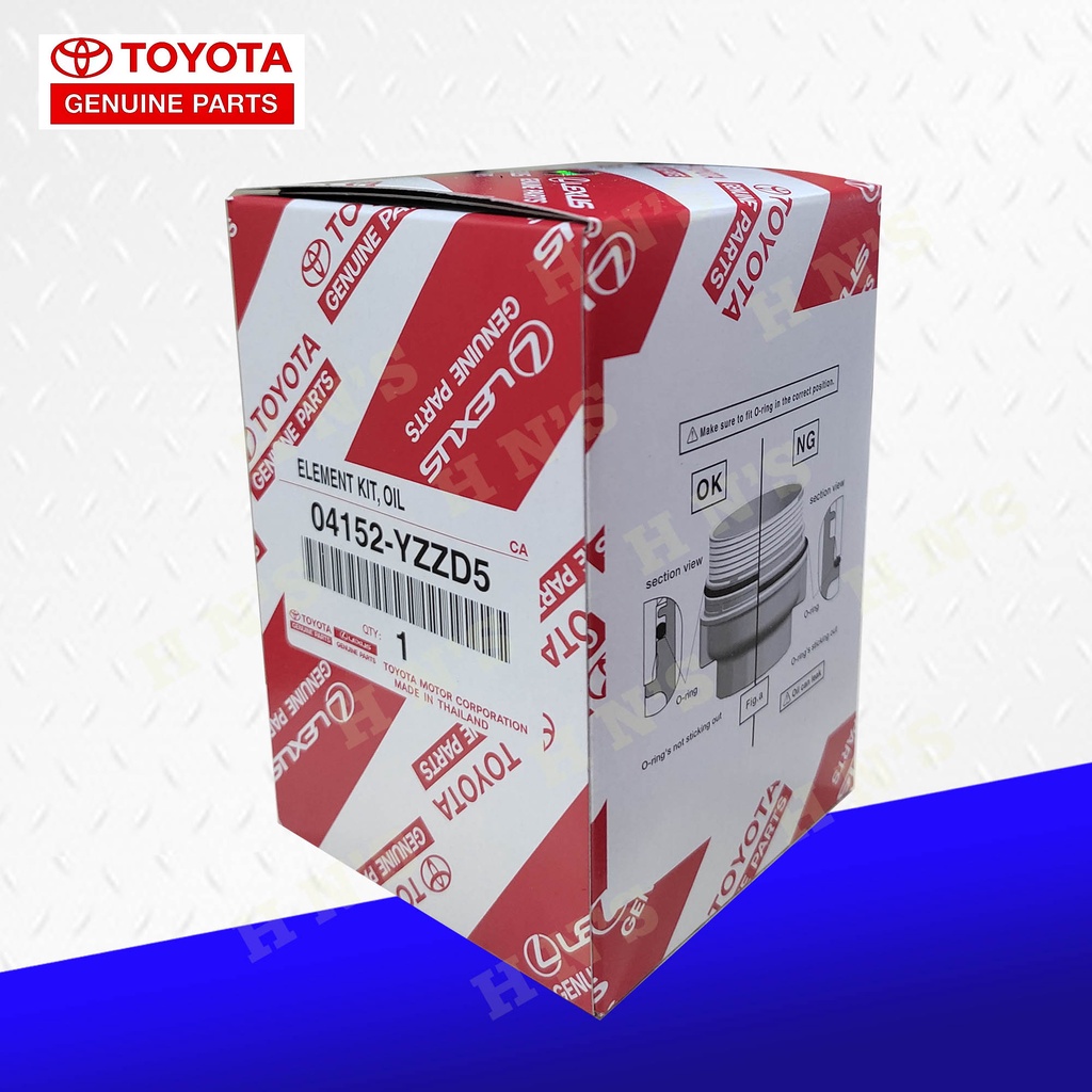 TOYOTA Genuine Parts Oil Filter 04152-YZZD5 for Toyota FJ Cruiser 04152 ...