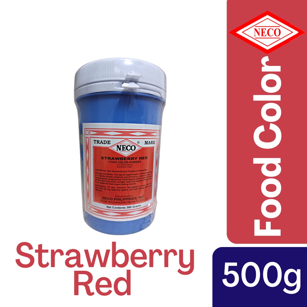 Strawberry Red NECO Food Color 500gms | Shopee Philippines