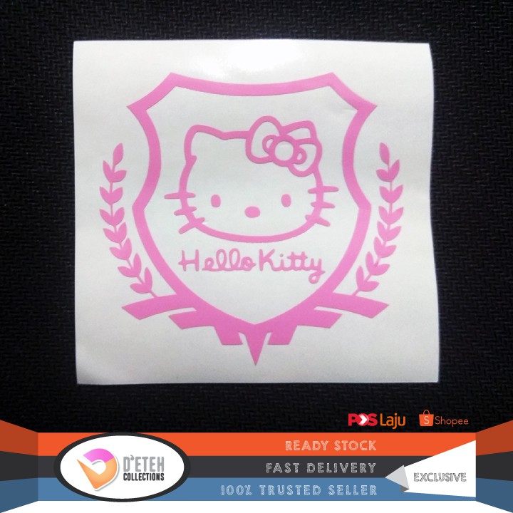 Hello Kitty VIP Logo Car Vinyl Decal Sticker | Shopee Philippines