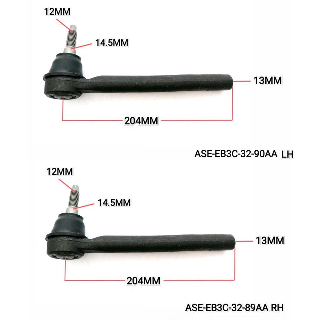TIE ROD END FORD RANGER 2.0 BI-TURBO RAPTOR '19-'20 Replacement part no ...
