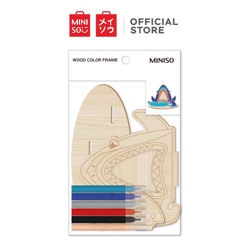 MINISO Wood Piece Painting Kit (Shark) | Shopee Philippines