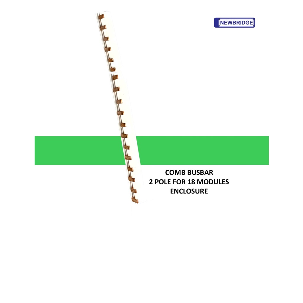 Comb Busbar 2 Pole for 18 Modules Enclosure -Newbridge | Shopee Philippines