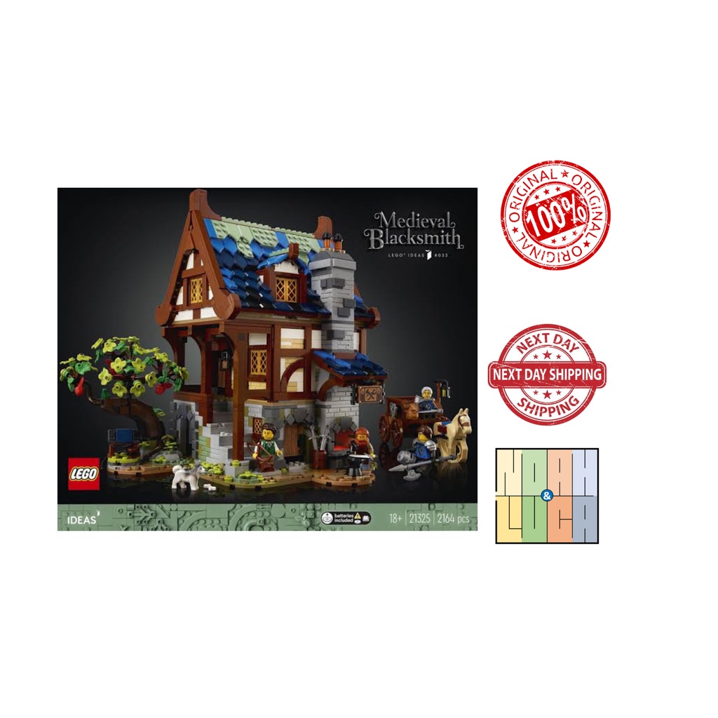 Lego Ideas Medieval Blacksmith 21325 | Shopee Philippines