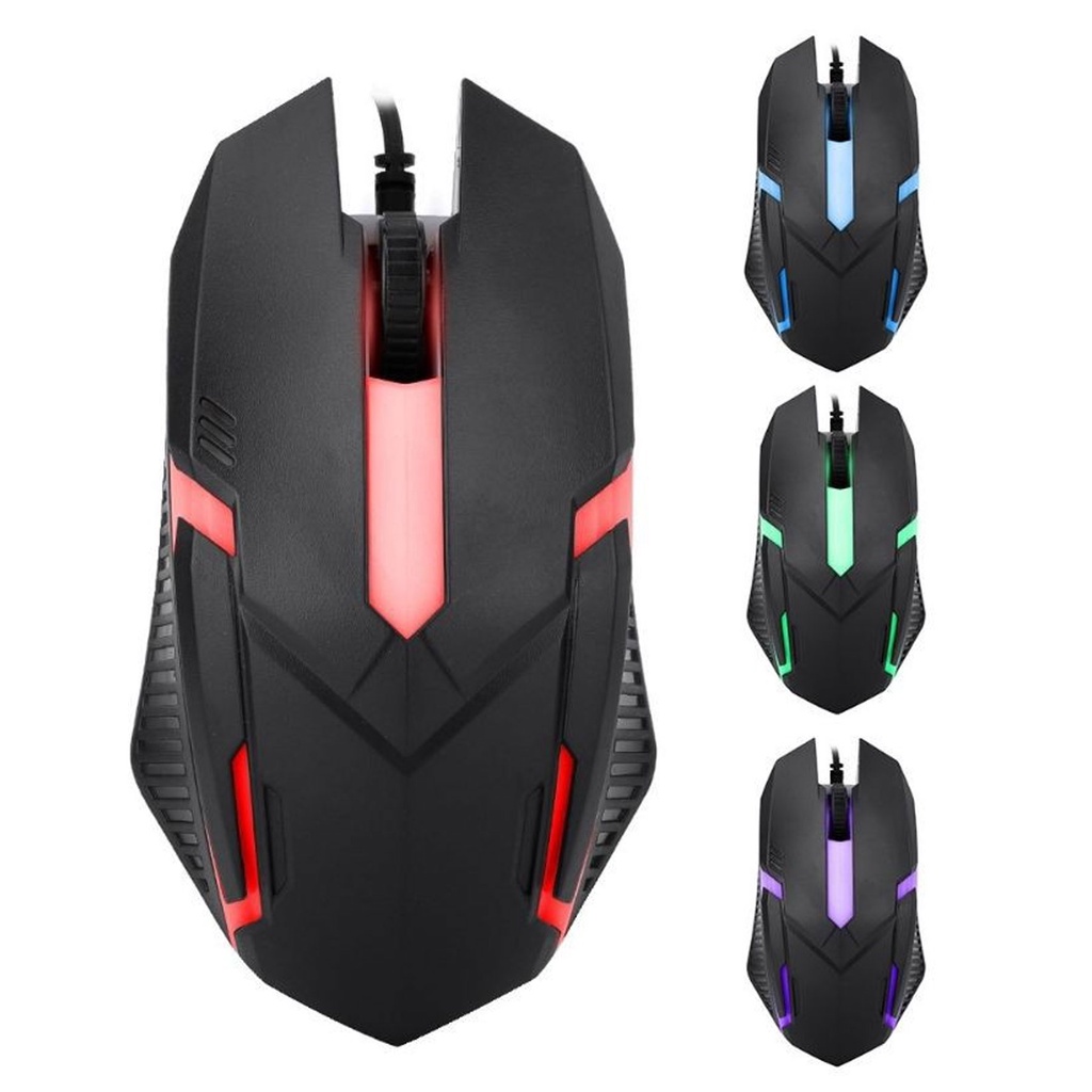 CM-818 Optional Mouse 7 colors led light ABS Materials 3D Wired Gaming ...