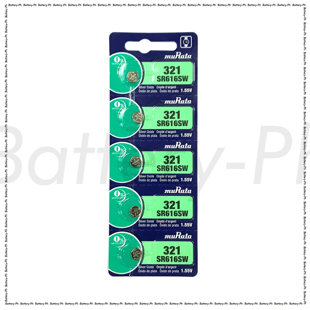 Murata SR616SW Battery Pack of 5 (battery_ph) | Shopee Philippines
