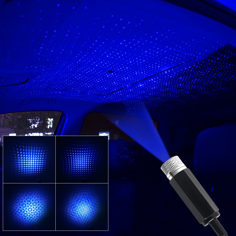 LED Ceiling Light Car Roof Star Lamp USB Starry Sky Night Light ...