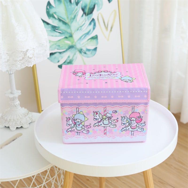 Carousel Design Storage Box Hello Kitty, My Melody & Little Twin Stars ...