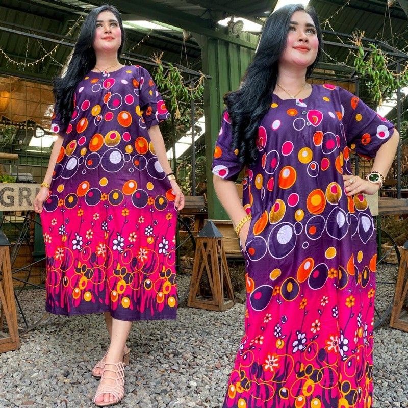 Negligee jumbo BOUBLE GUM Cool Wear busui Pregnant Woman | Shopee ...