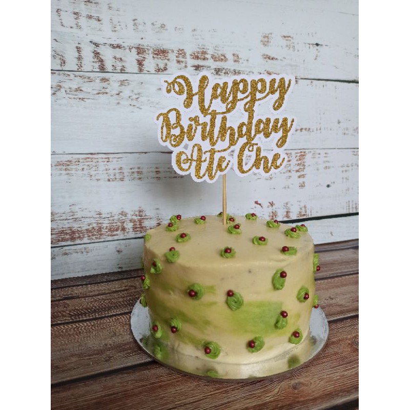 Custom Cutout Cake Toppers for Cake Styling and Decoration | Shopee ...