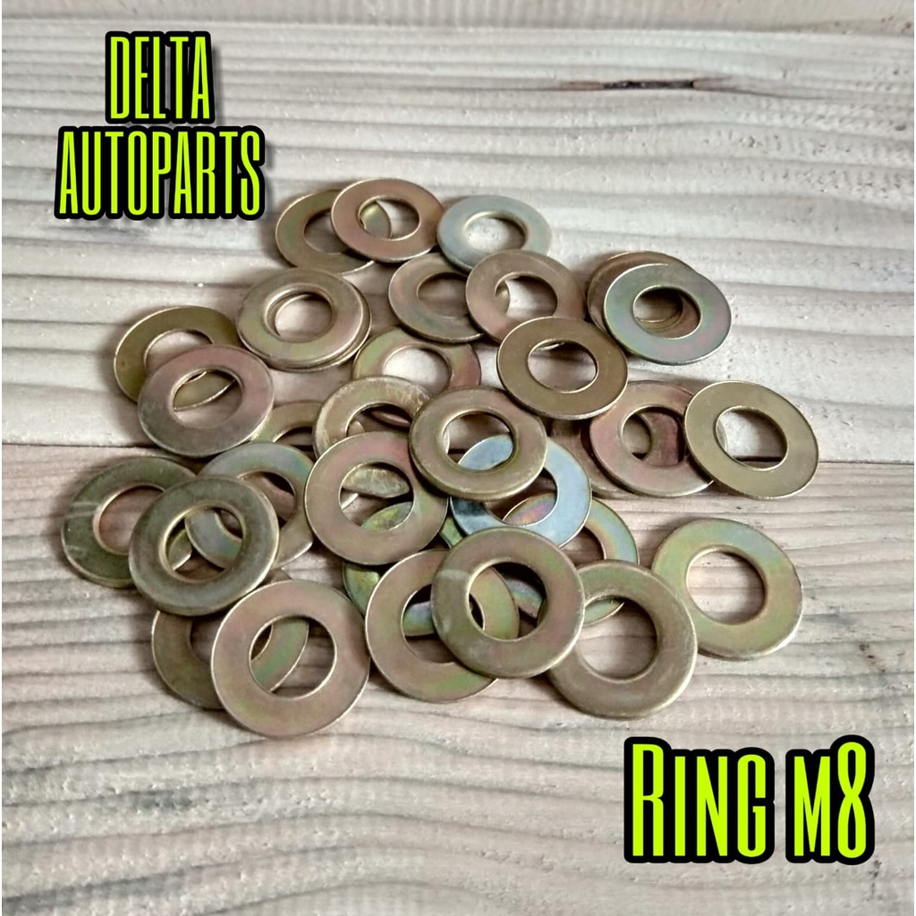 Ring Plate M8 RING Plate Bolt Lock 12 Package Contents 100pcs | Shopee ...