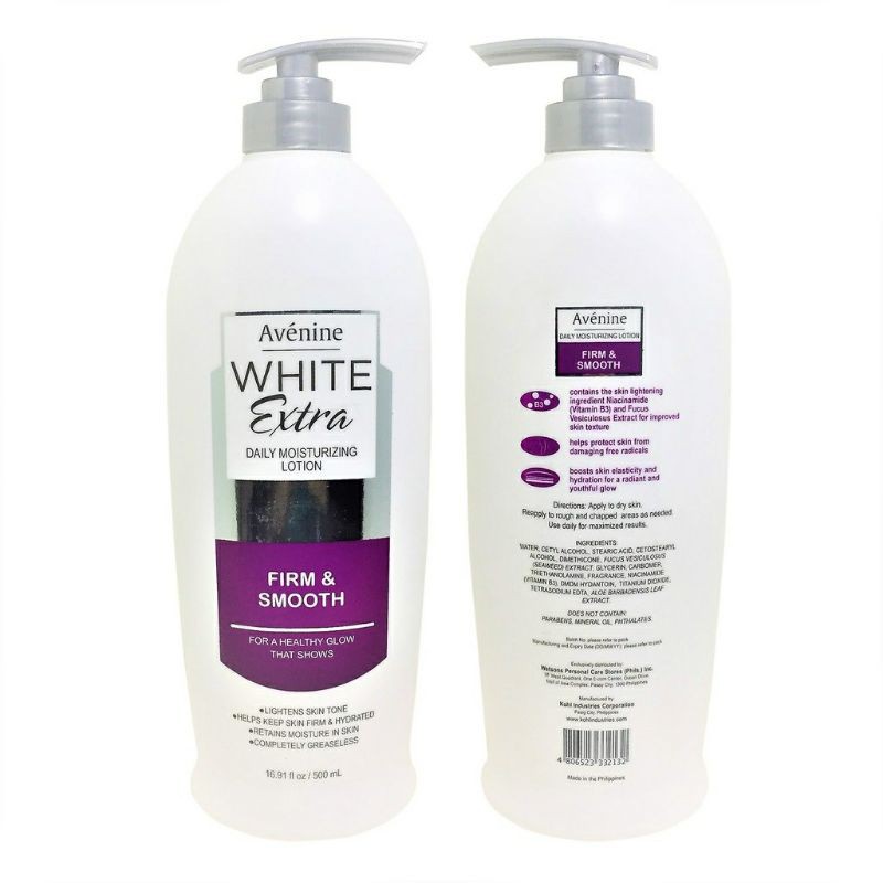Avenine White Extra Firm & Smooth Moisturizing Lotion 500ml | Shopee ...