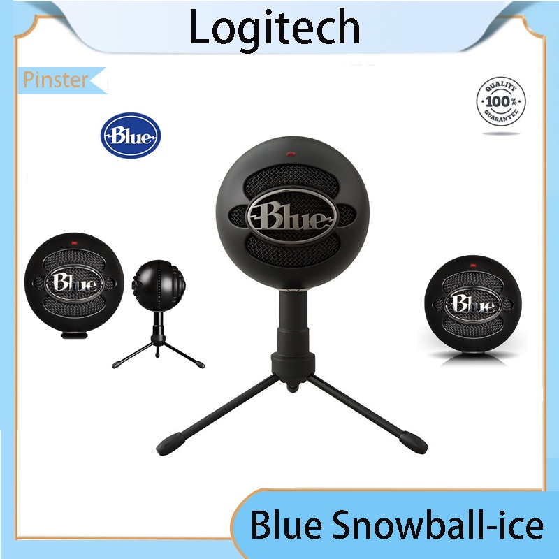 Logitech Blue Snowball-ice condenser microphone Snowball microphone USB ...